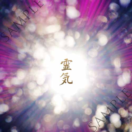 Great Bright Light with Reiki Kanji canvas (8"x8") - Dancing Dragonfly